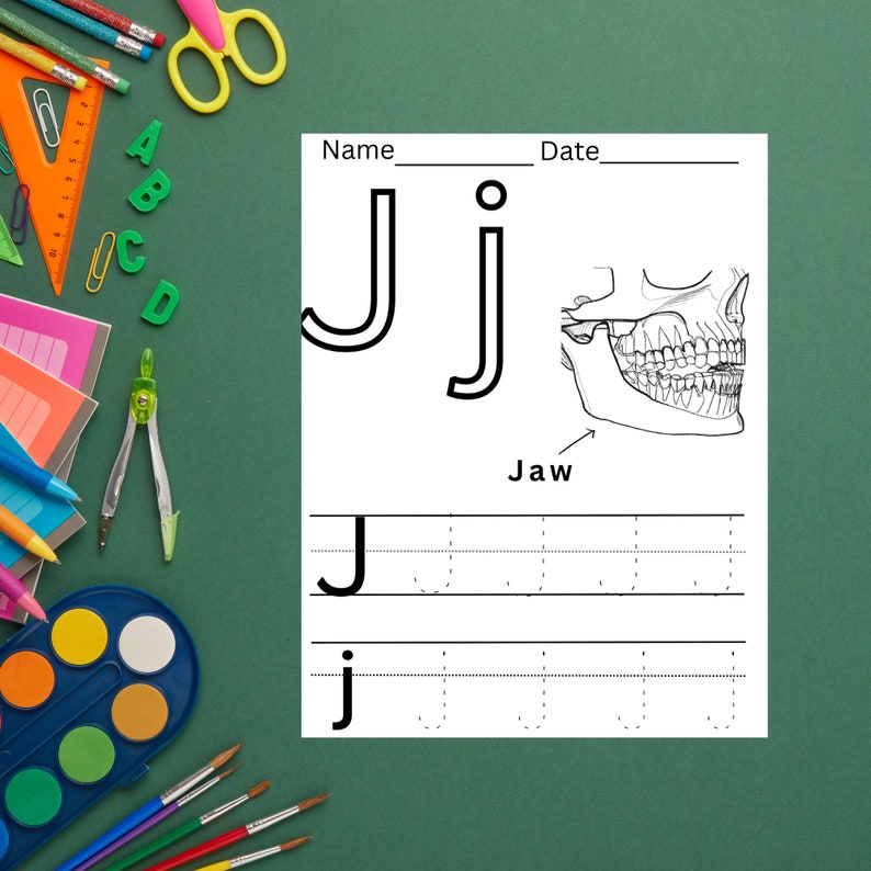 Anatomy ABC Workbook for Curious Young Minds: Fun and - Etsy