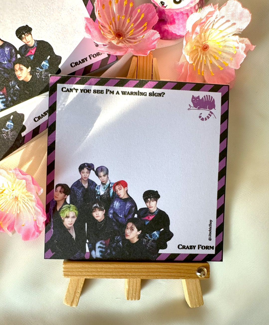ATEEZ Notepad "crazy Form" / Kpop Note Sheets / Memopad 9,8x9,8cm - Etsy
