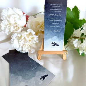 ATEEZ Bookmark "turbulence" / Kpop Lyrics Bookmark - Etsy