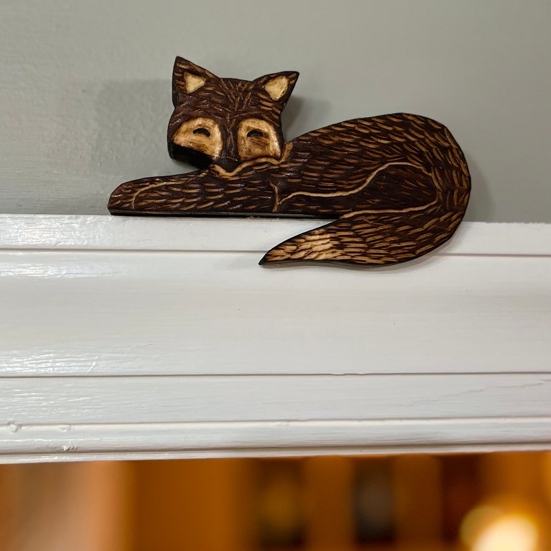 Wooden Fox - Etsy