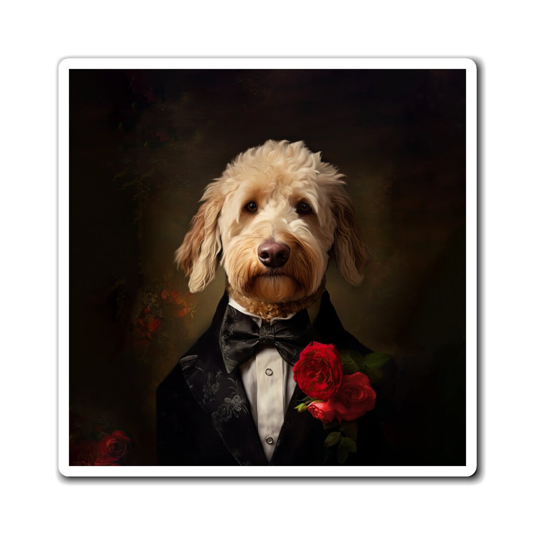 Doodle Groom Magnet - Etsy