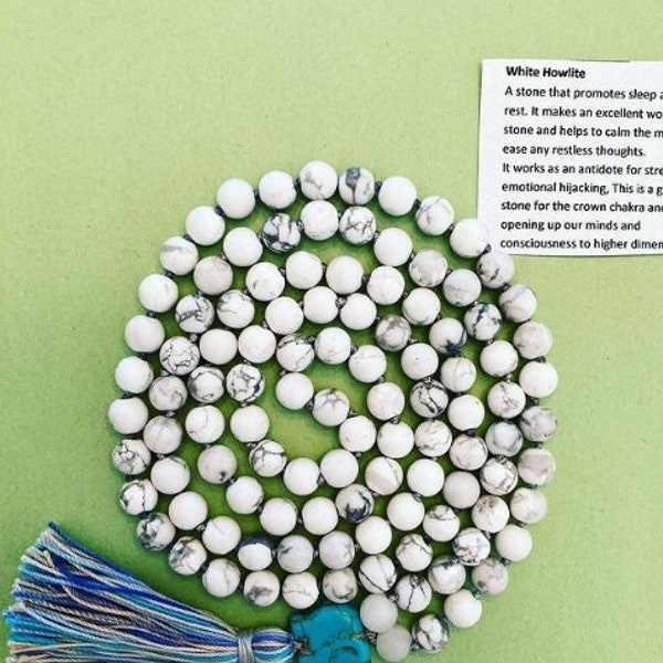White Howlite - Etsy