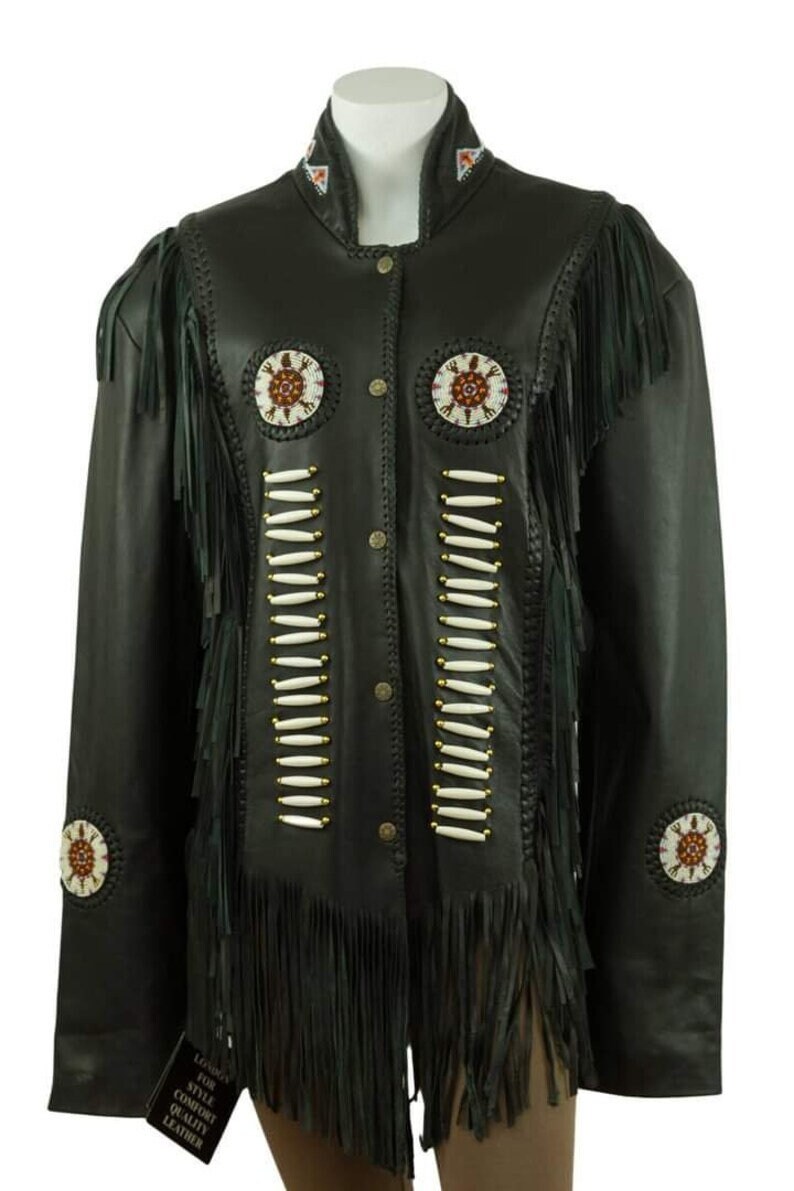 Traditional Women Jacket Native American Jacket Womens Leather - Etsy