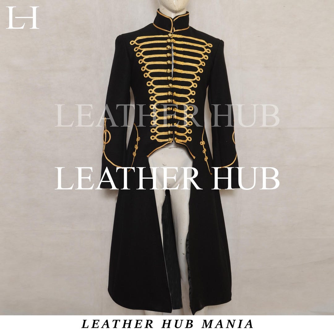 New Hussar Circus Jacket, 1459 Gothic Jacket, Hussar Tailcoat, Marching ...