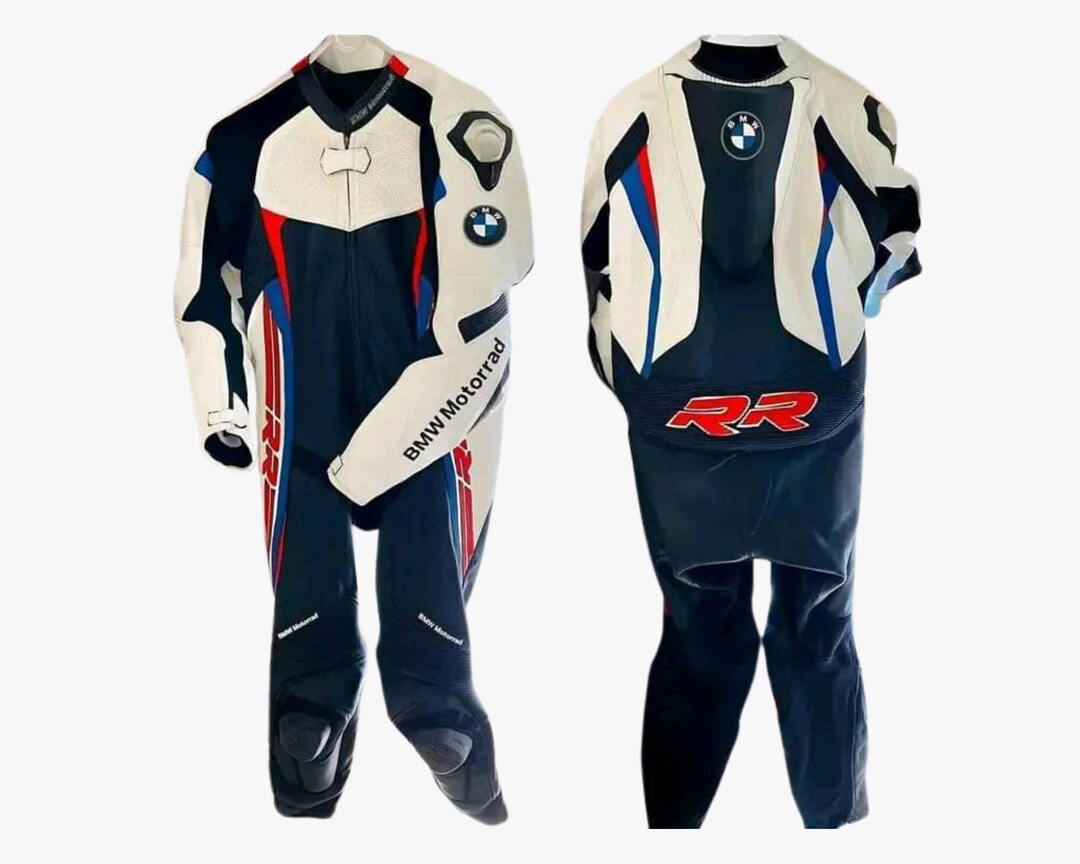 Cafe Racer Leather Biker Suit, One Piece Smart Leather Suit for Racers ...