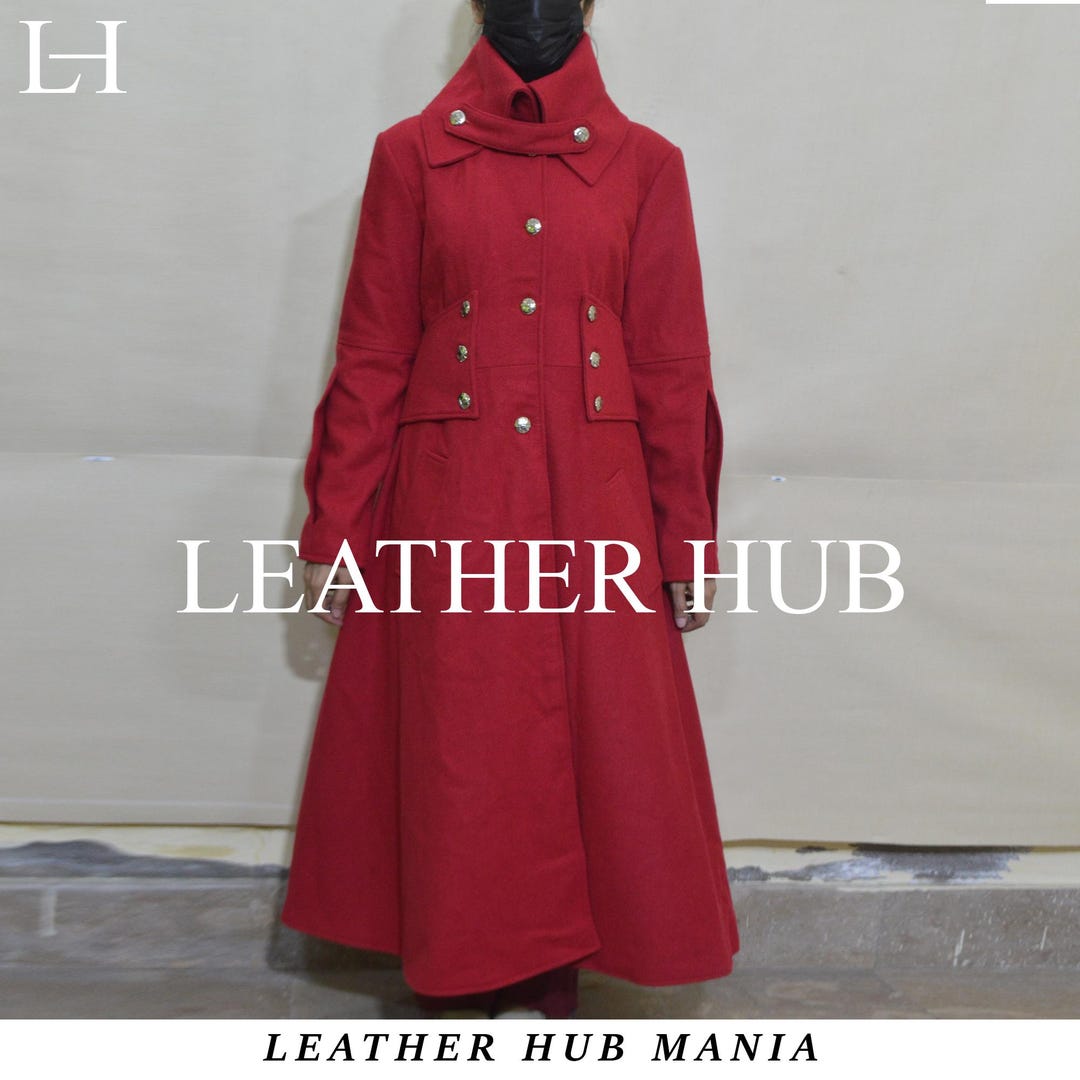 New Women Trench Coat, Women Fashion Jacket, Women Frock Coat, Regency ...