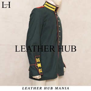 New Men Imperial Guard Jacket, Rifleman Jacket, Military Tunic Jacket ...