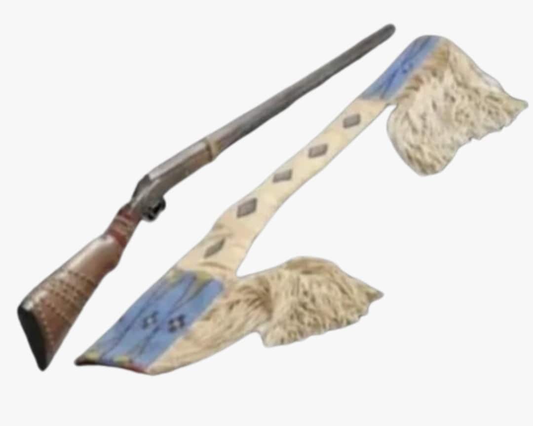 Sioux Style Indian Beaded Rifle Scabbard, Native American Suede Leather ...