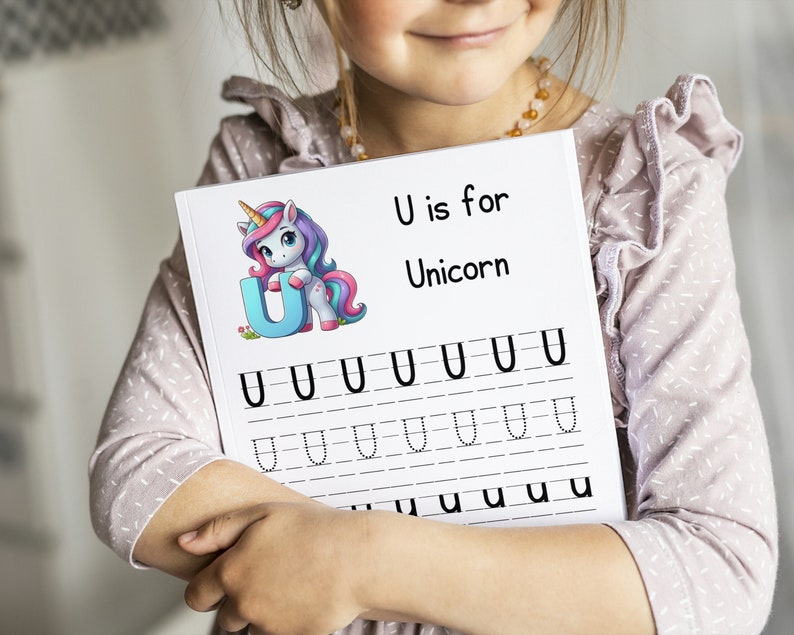 Alphabet Writing Practice for Preschoolers With Cute Animal Letters - Etsy