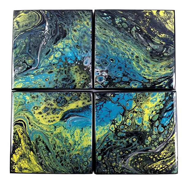 Epoxy Coasters - Etsy