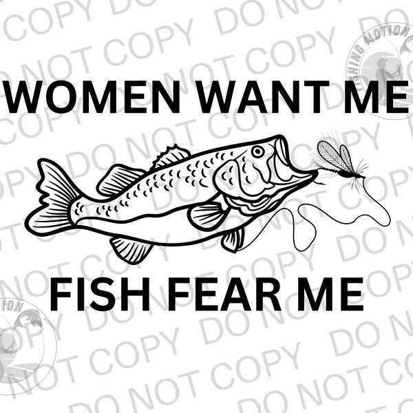 Women Want Me Fish Fear Me Hat - Etsy