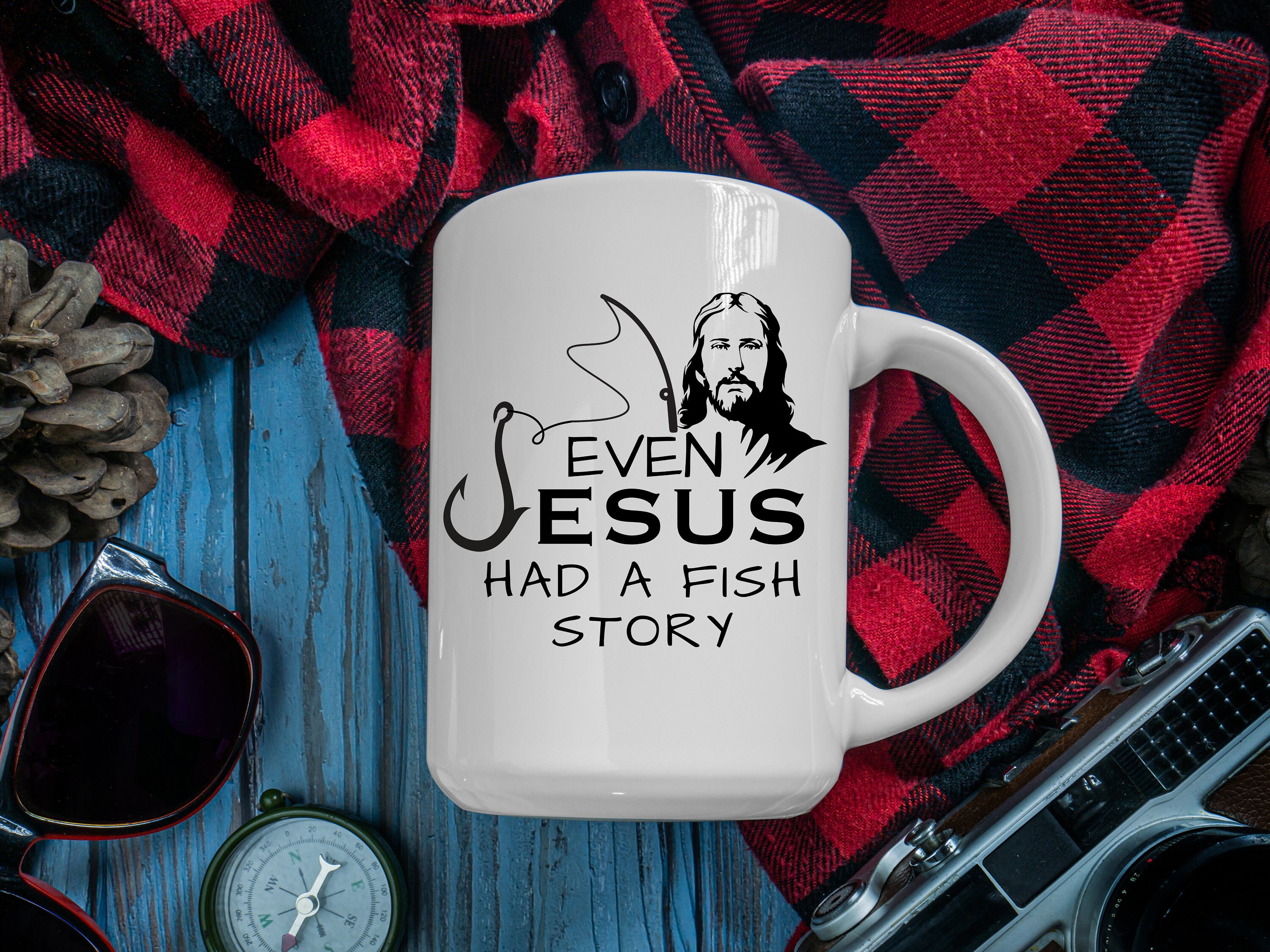 Even Jesus Had A Fish Story, Fishing Svg, Png, Christian Fisherman ...