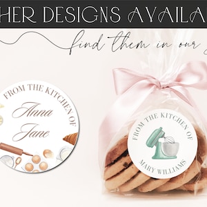 Custom Bakery Labels Jars Personal Gift Label From the Kitchen of Tags ...
