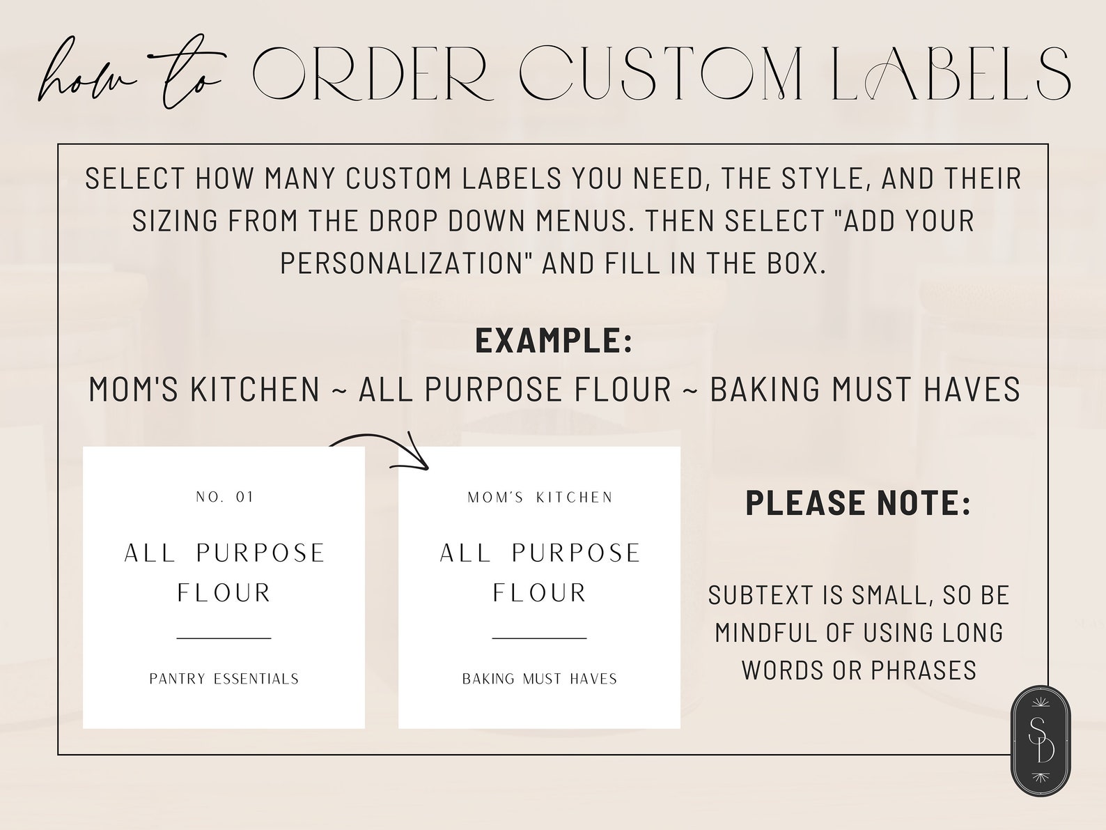 Pantry Labels Custom Labels for Kitchen Organization Labels - Etsy