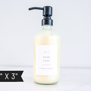 Soap Labels Custom Home Label for Hand Soap Decal Custom Labels ...