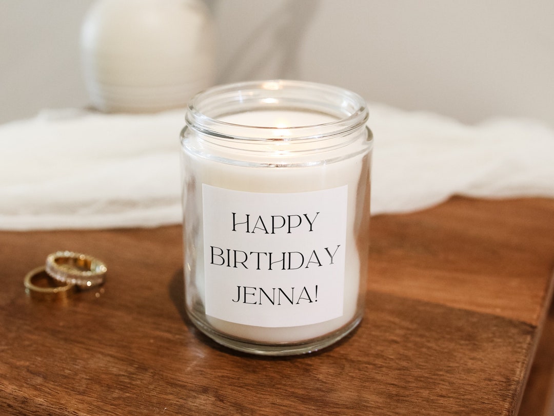 Personalized Candle Label Custom Sticker Wedding Favor Labels Candles ...