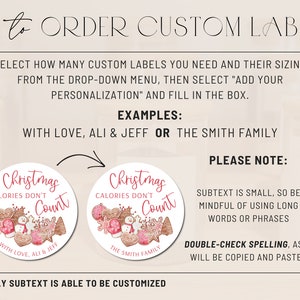 Personal Bakery Label Custom Gift Tag Bakery Logo Label Baked Good Gift ...