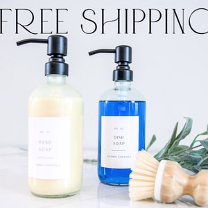 Soap Labels Custom Home Label for Hand Soap Decal Custom Labels ...