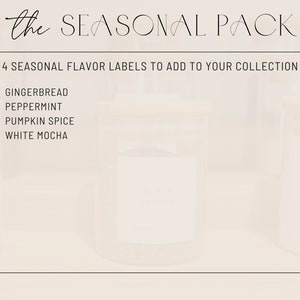 Coffee Bar Organization Labels Kitchen Labels Custom Labels Stickers ...