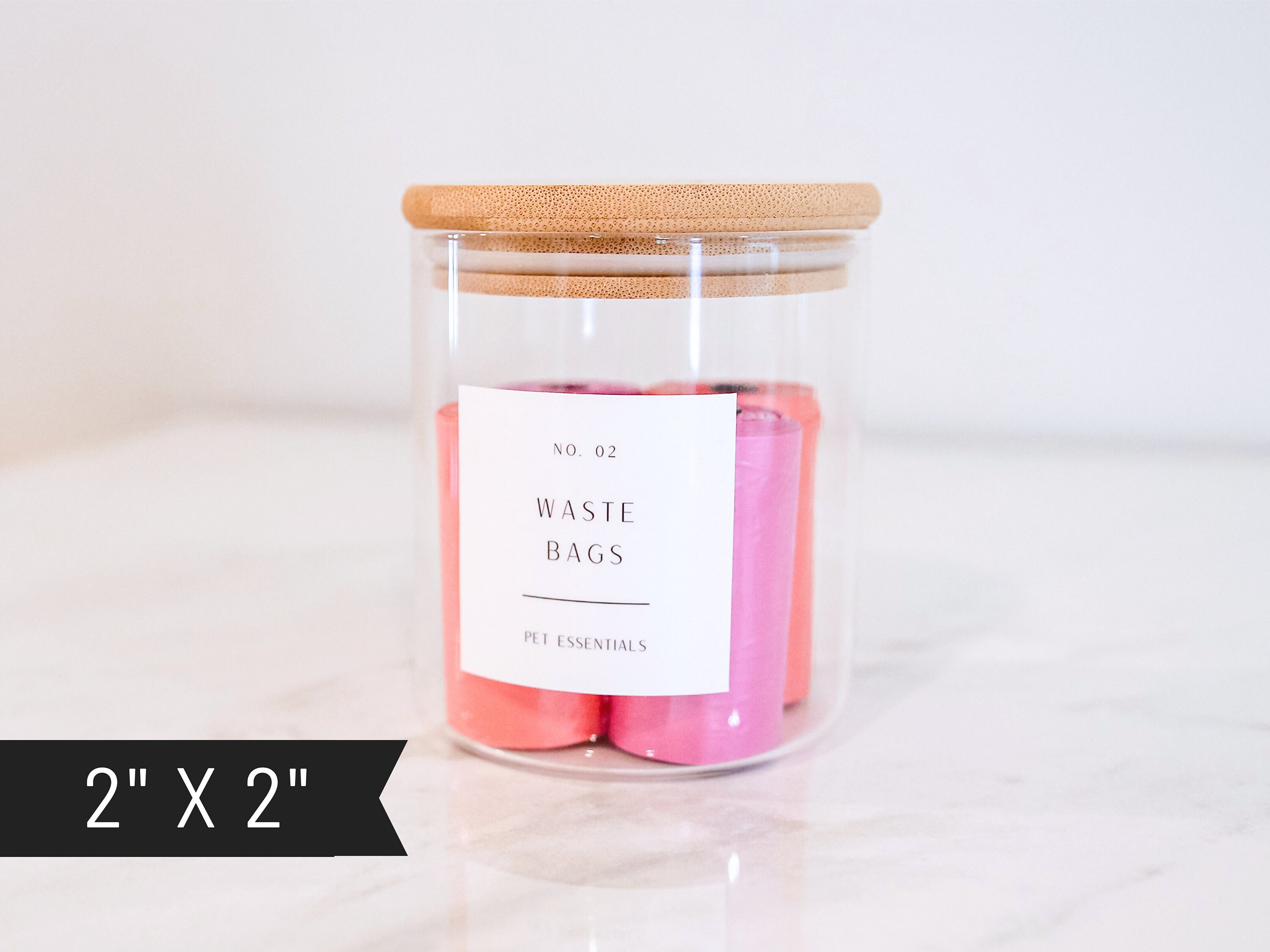 Pet Organization Labels Custom Pet Labels Minimalist Pet Supplies Label ...