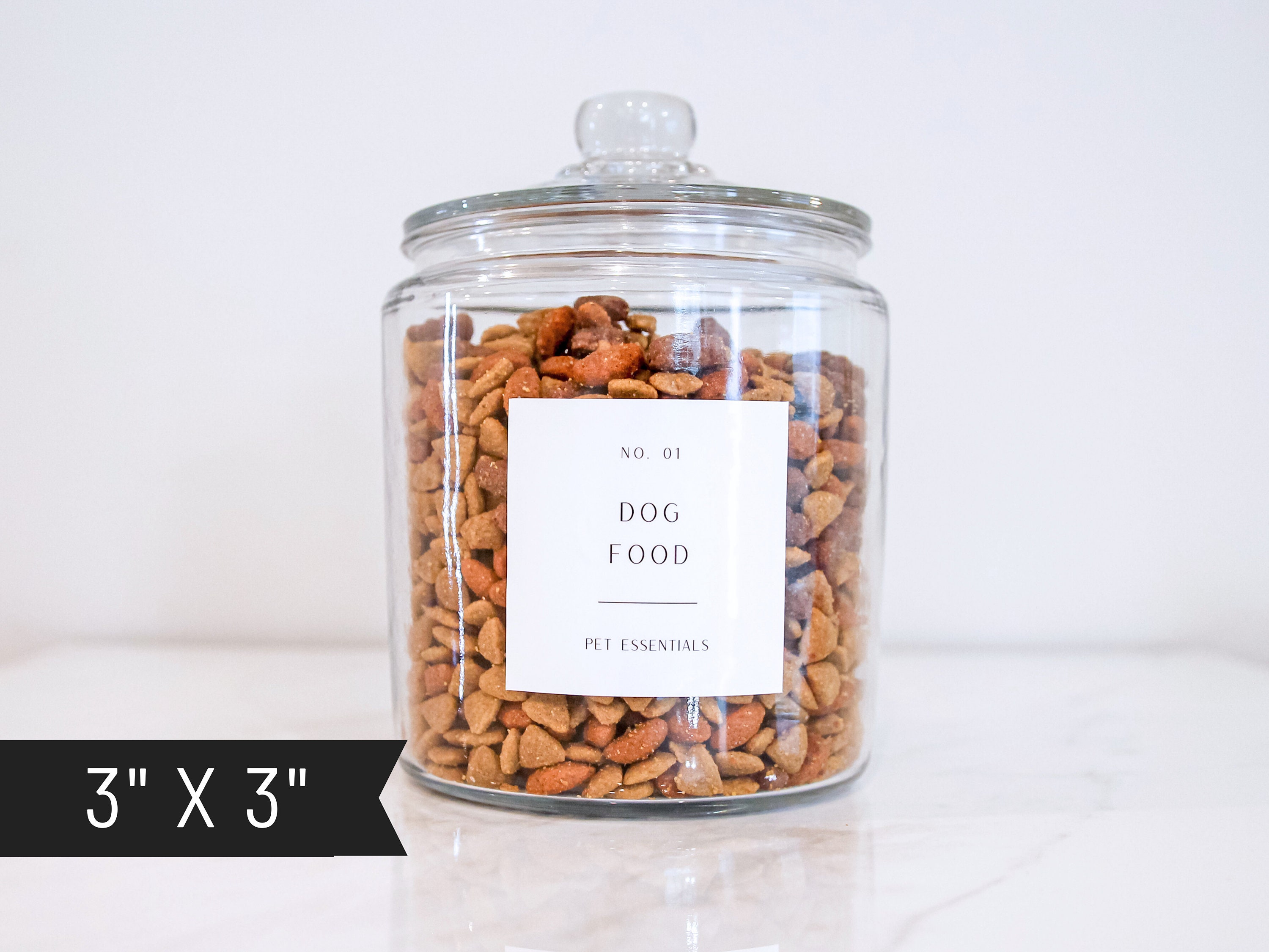 Pet Organization Labels Custom Pet Labels Minimalist Pet Supplies Label ...