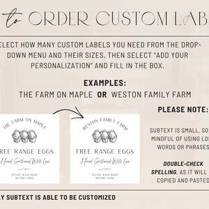 Farm Fresh Eggs Labels Carton Family Farm Name Hand Gathered Eggs Free ...