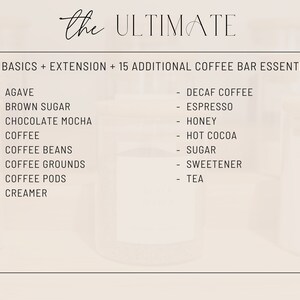 Coffee Syrup Bottle Labels for Kitchen Labels Custom Minimalist Labels ...