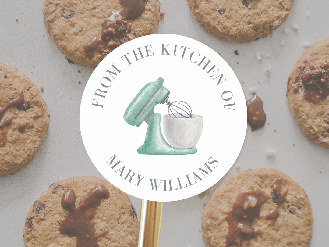 Custom Bakery Labels Jars Personal Gift Label From the Kitchen of Tags ...