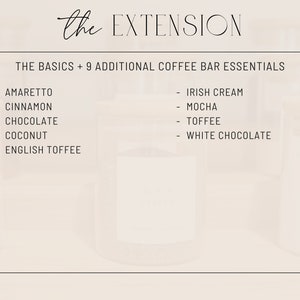 Coffee Bar Organization Labels Kitchen Labels Custom Labels Stickers ...