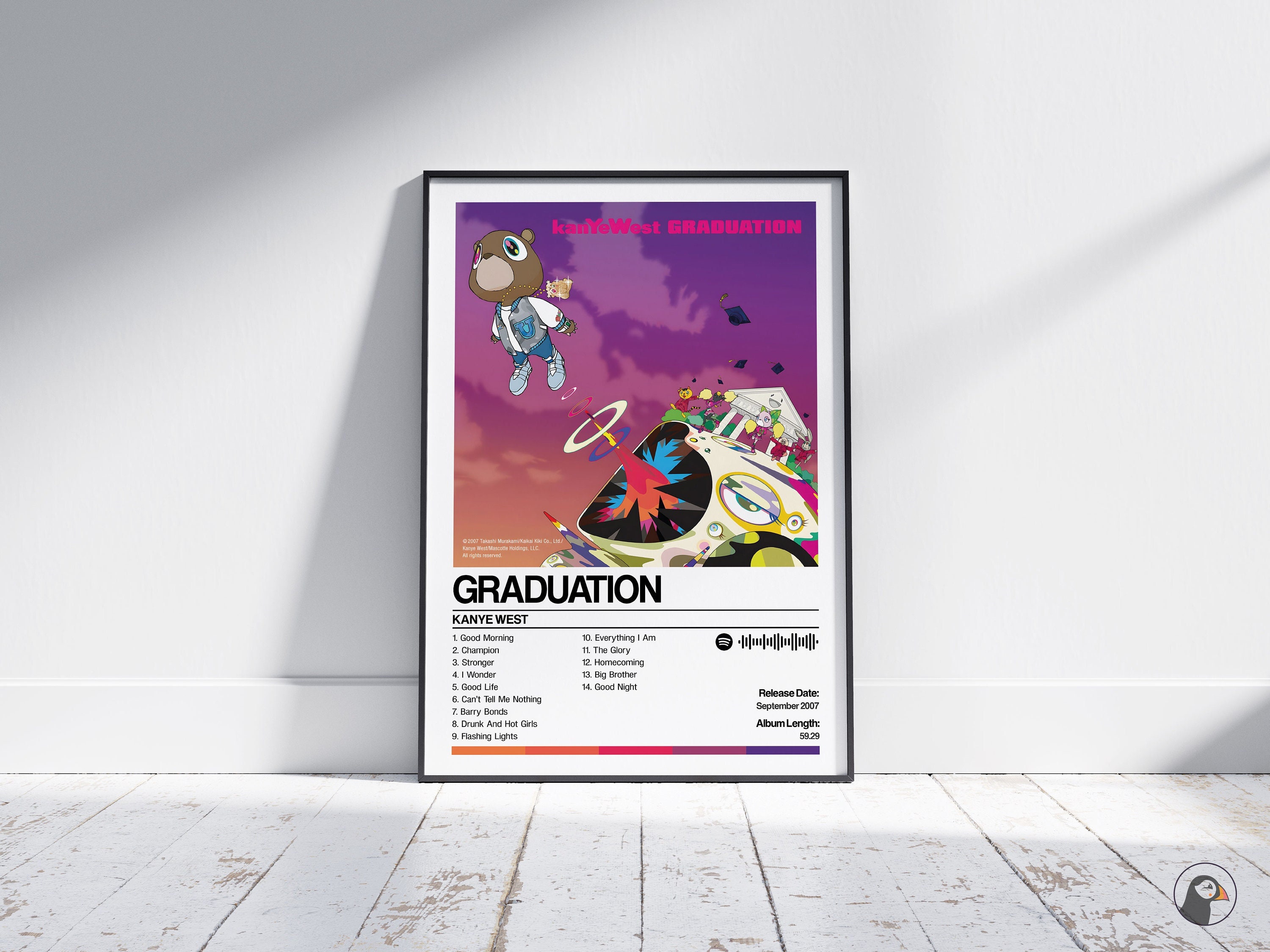 Kanye West Graduation Custom Album Cover Poster Wall Art Print A5 A4 A3 ...