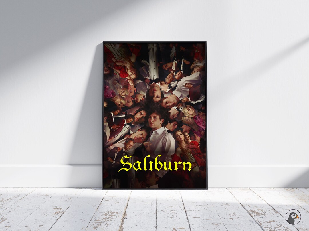 Saltburn Movie TV Show Classic Poster Print Wall Art Gift A5 A4 A3 A2 ...