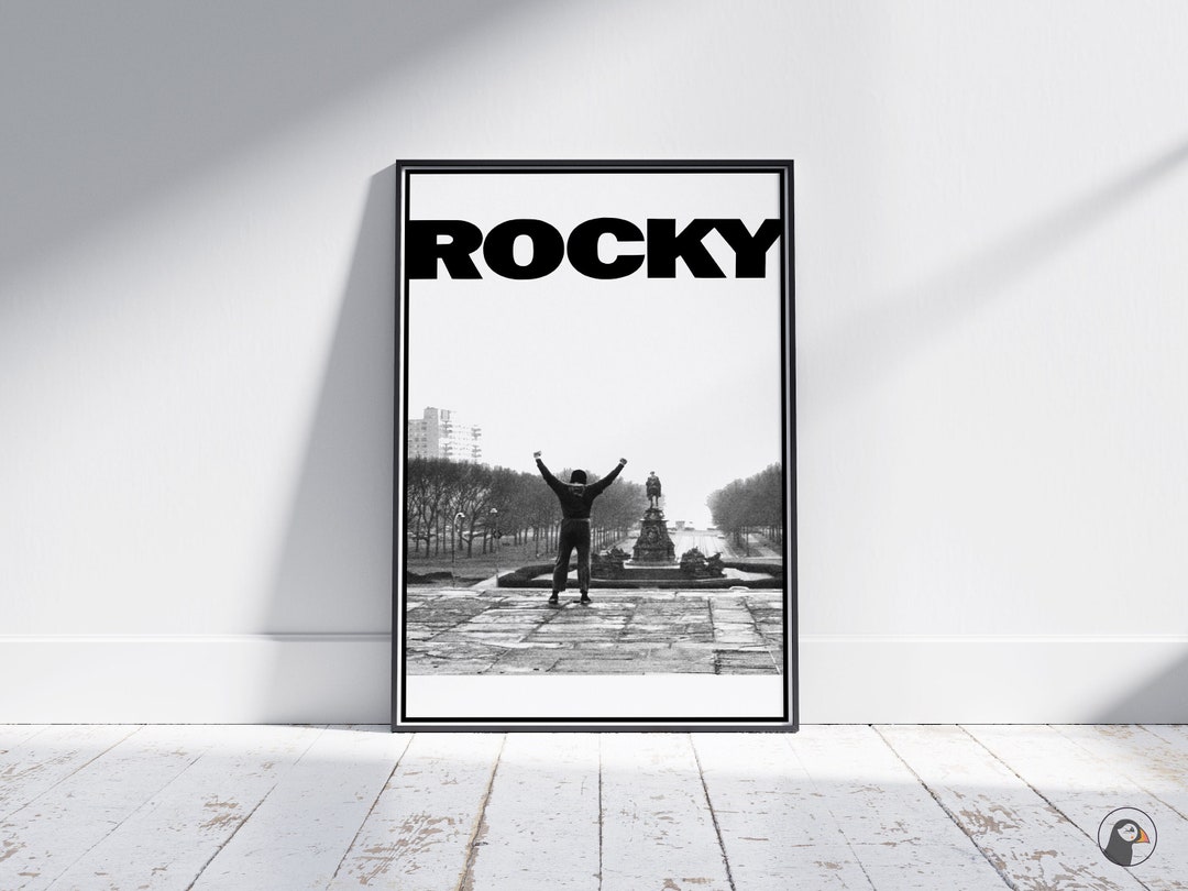 Rocky Movie TV Show Classic Poster Print Wall Art for Bedroom All Time ...