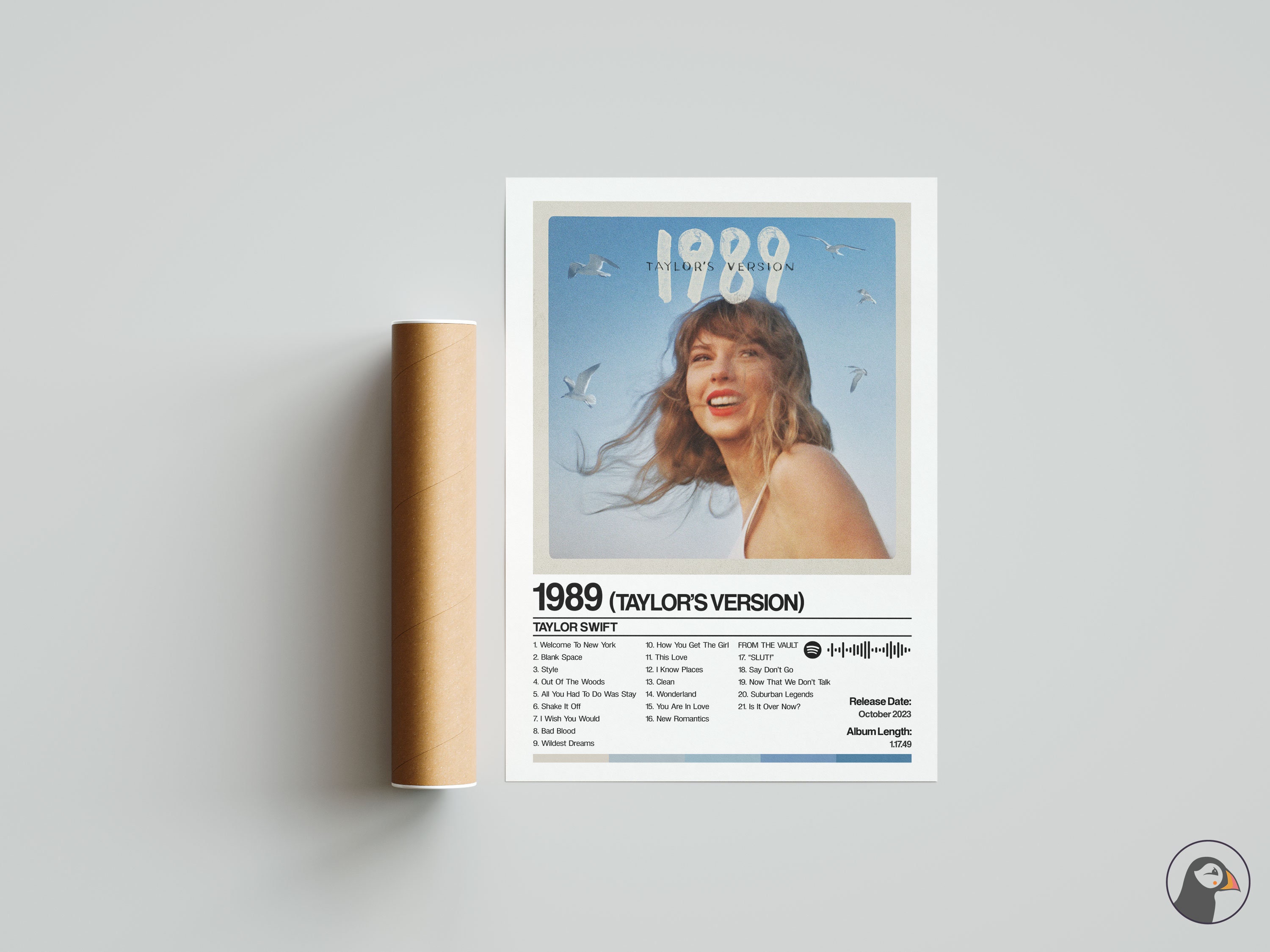 Taylor Swift 1989 Album Poster Swiftie Merch Taylors Version Poster ...