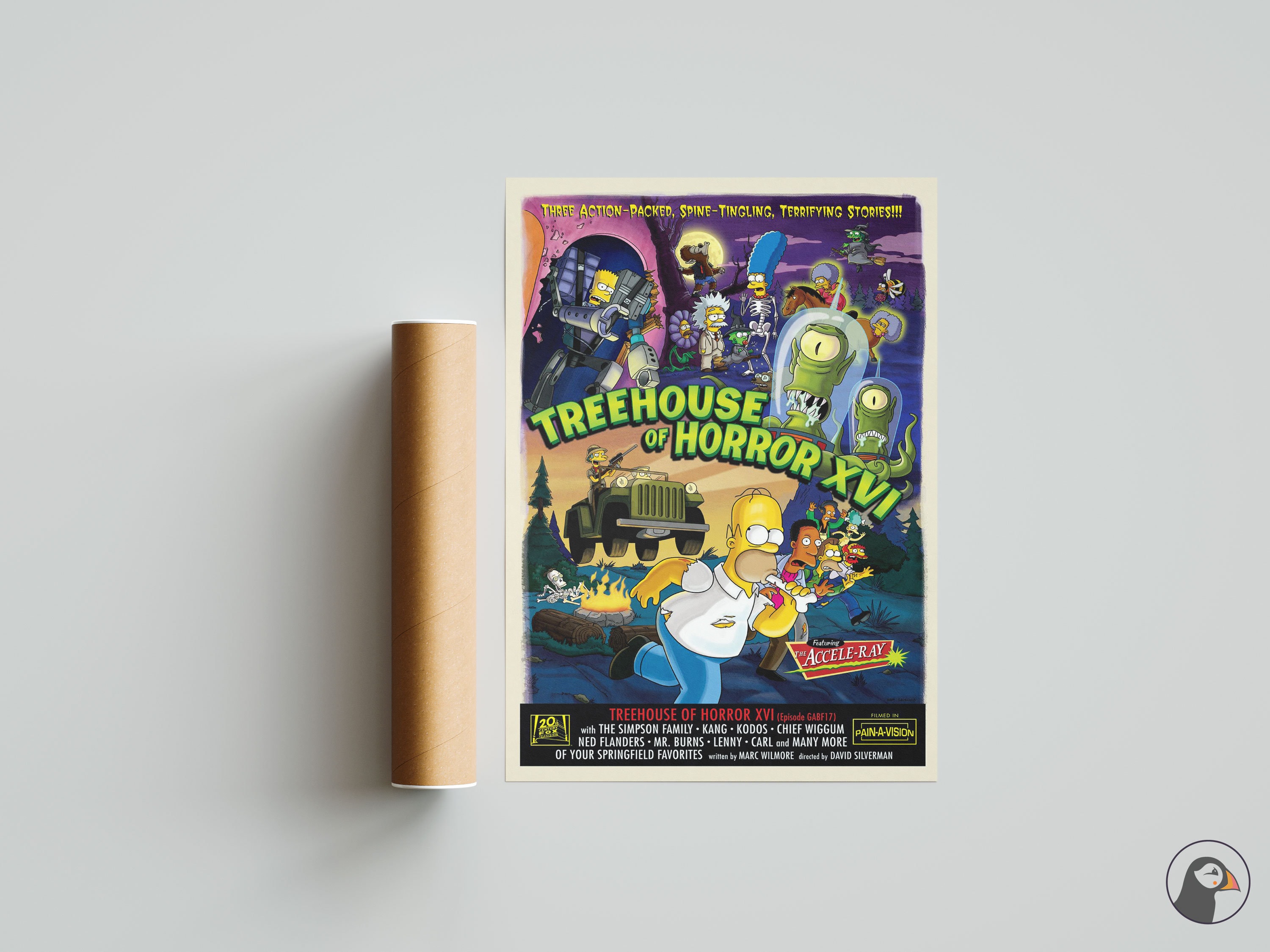 The Simpsons Treehouse of Horror 16 XVI TV Show Classic - Etsy