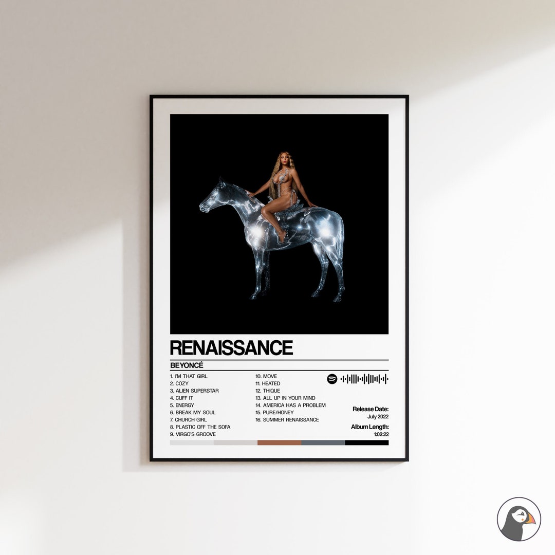 Beyonce Renaissance Album Cover Poster Print Music Wall Art Print Art ...