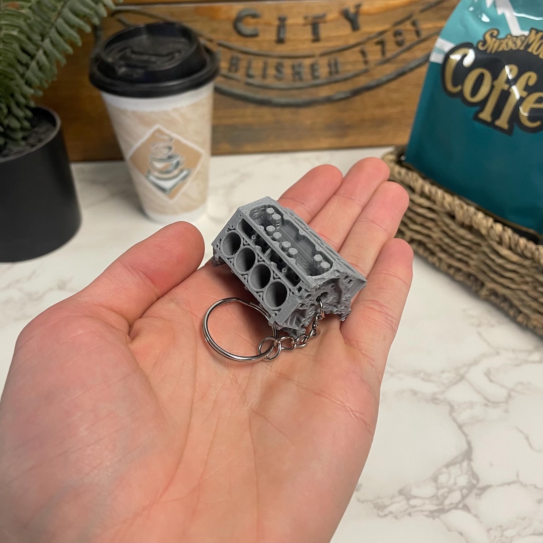 Chevy V8 Engine Block Keychain, Chevy Gifts, Chevy Truck Gift ...