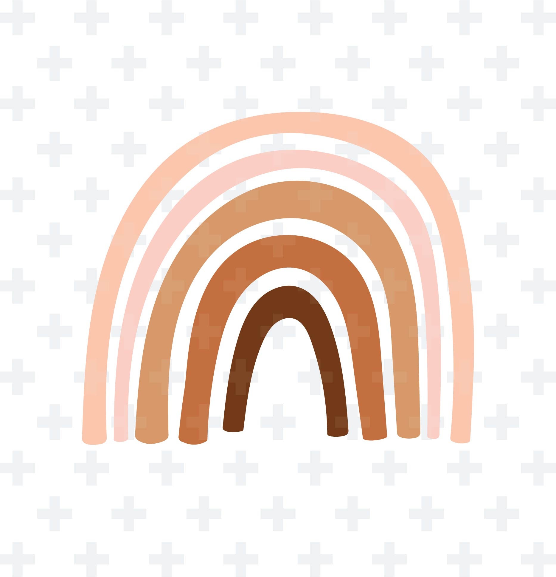 Boho Rainbow Clip Art Svg Cutting Files Png Eps Dxf Design - Etsy