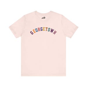 Neighborhood Nostalgia: Georgetown Letters T-shirt - Etsy