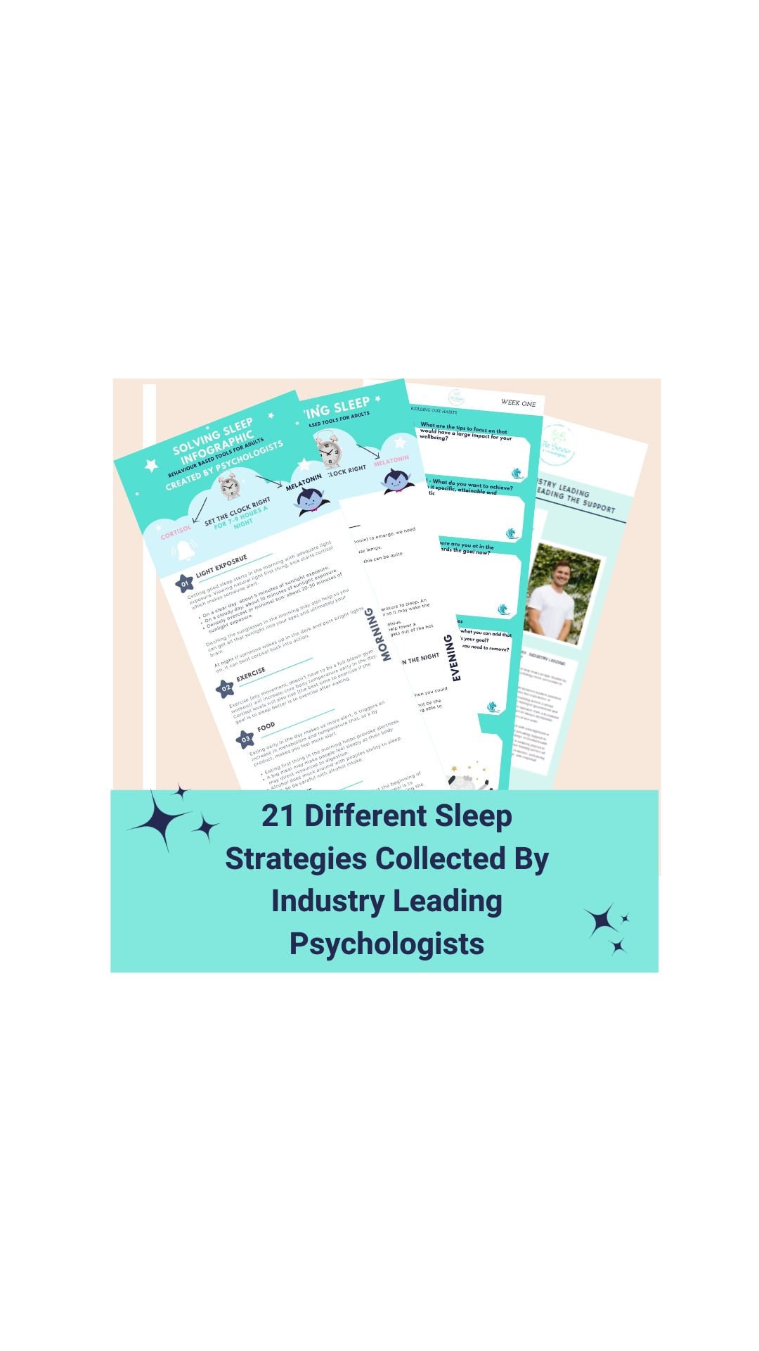 PDF by Psychologists - 21 Sleep Strategies - Sleep Hygiene - Self Care ...