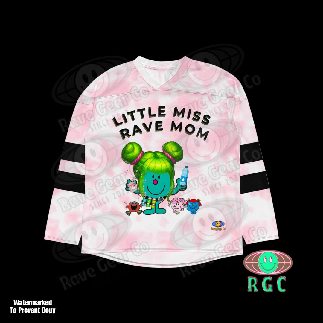 Little Miss Rave Mom Lightweight Festival Hockey Jersey – EDM Rave ...