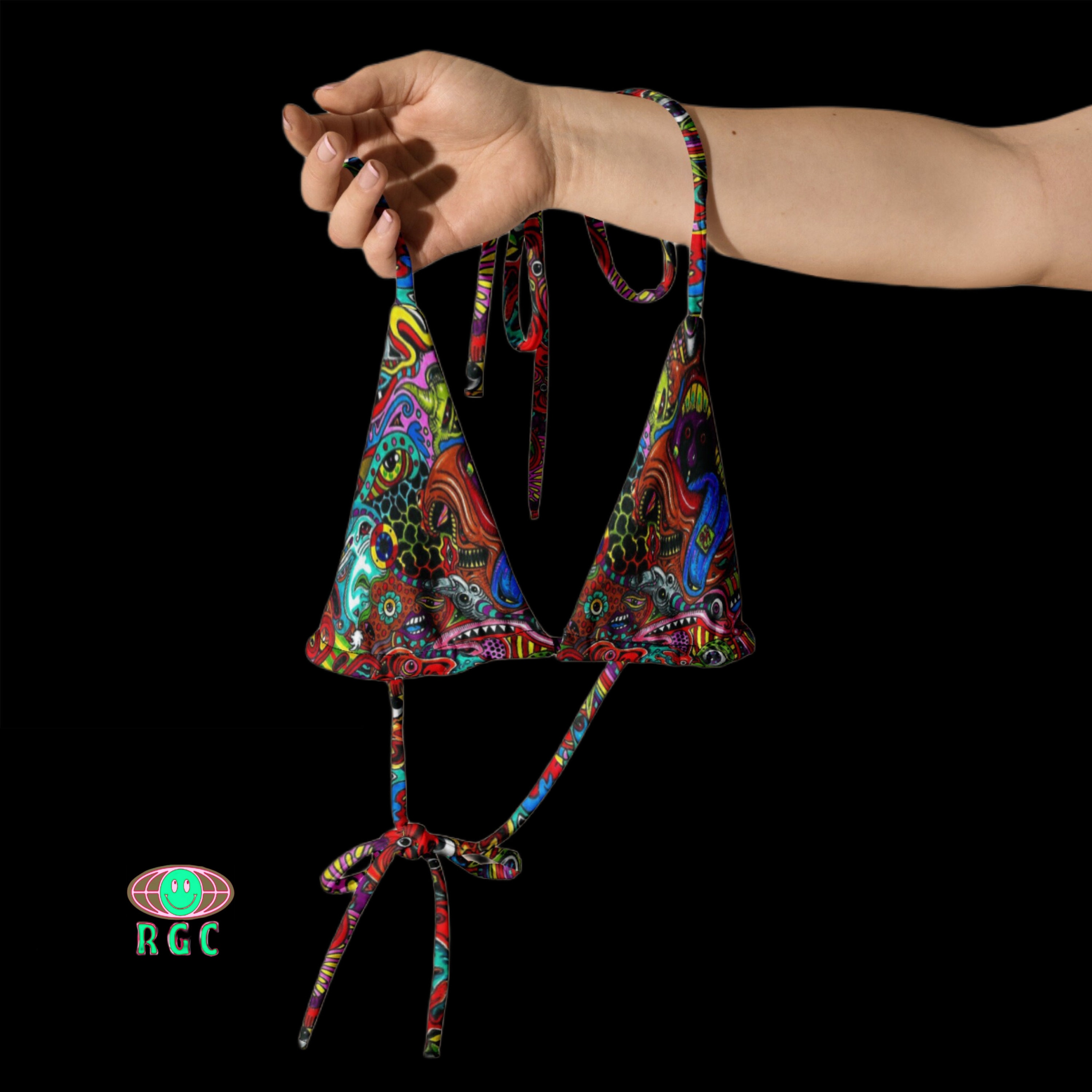 Lets Take a Trip String Bikini Top Festival Outfits Rave Clothing ...
