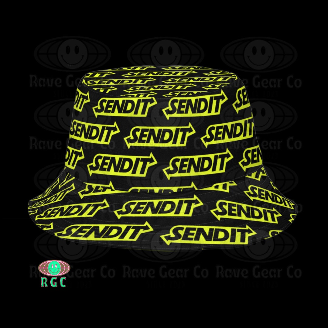 Send It Reversible Bucket Hat | Festival Outfits | Rave Clothing | EDM ...