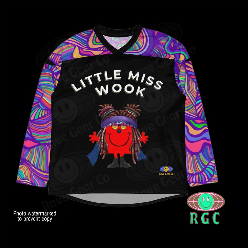 Little Miss Wook Hockey Lightweight Festival Jersey Rave Clothing ...