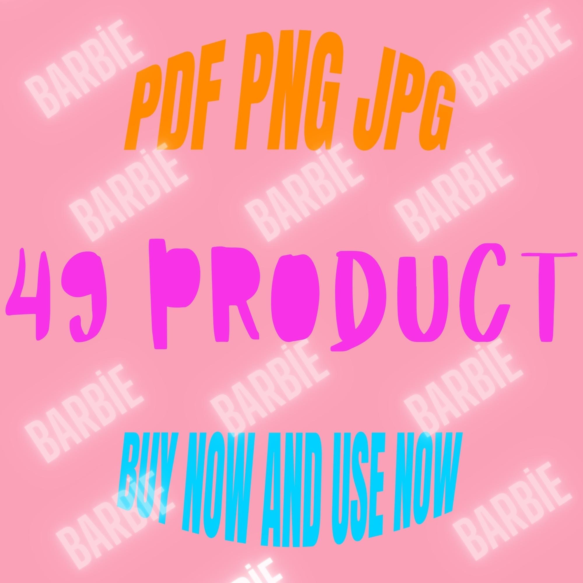 Barbie Labels PNG, SVG, PDF Downloadable File Matching Print Product - Etsy