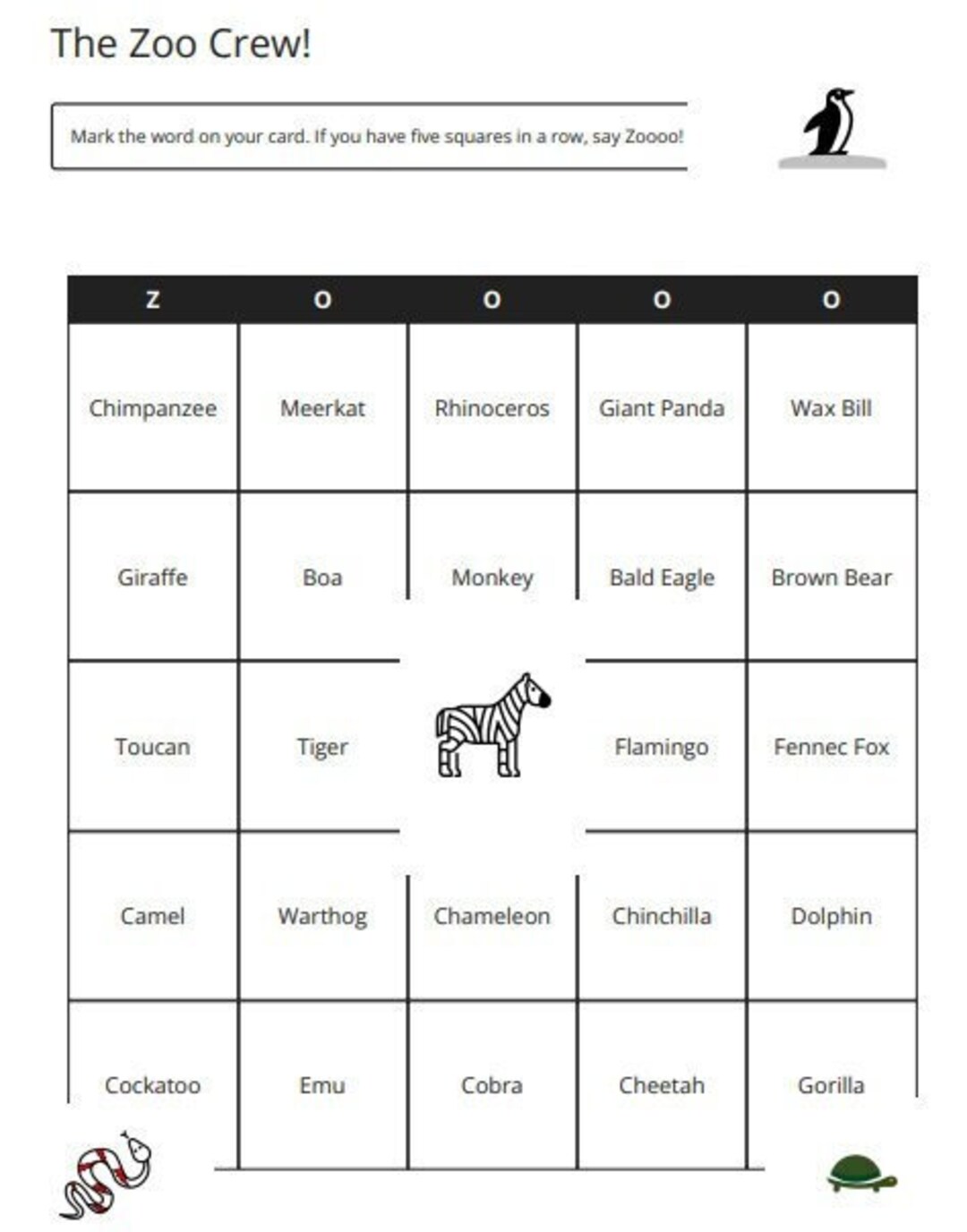 Fun Learning Games for Children: Bingo-family Fun - Etsy