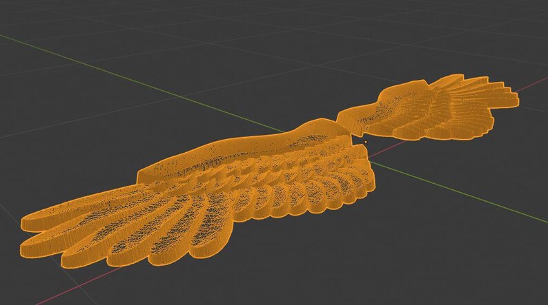 Created With Artcam Carvco. Angel Wings Relief – STL & OBJ File for CNC ...