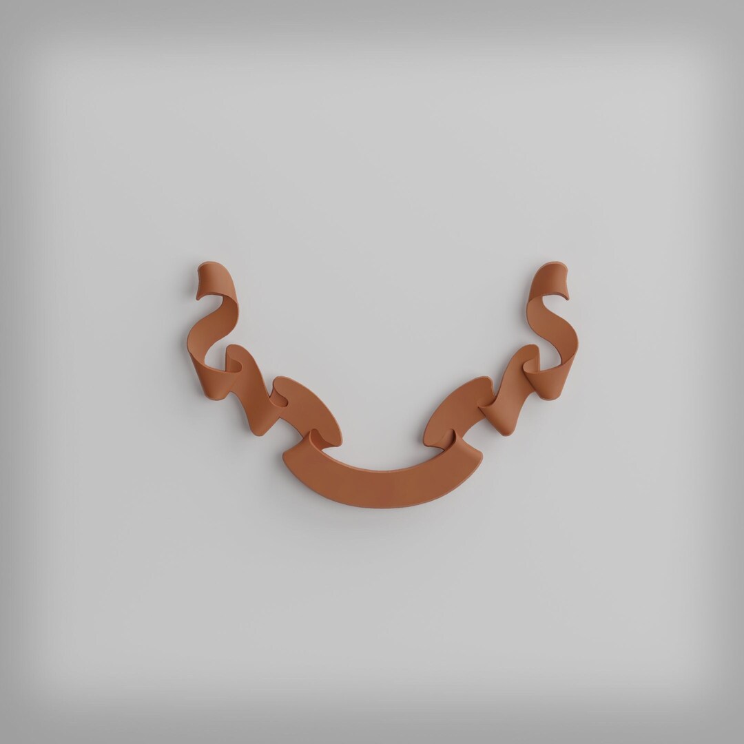 Stylized Banner STL CNC Banner for CNC Milling Stl Banner 3D - Etsy