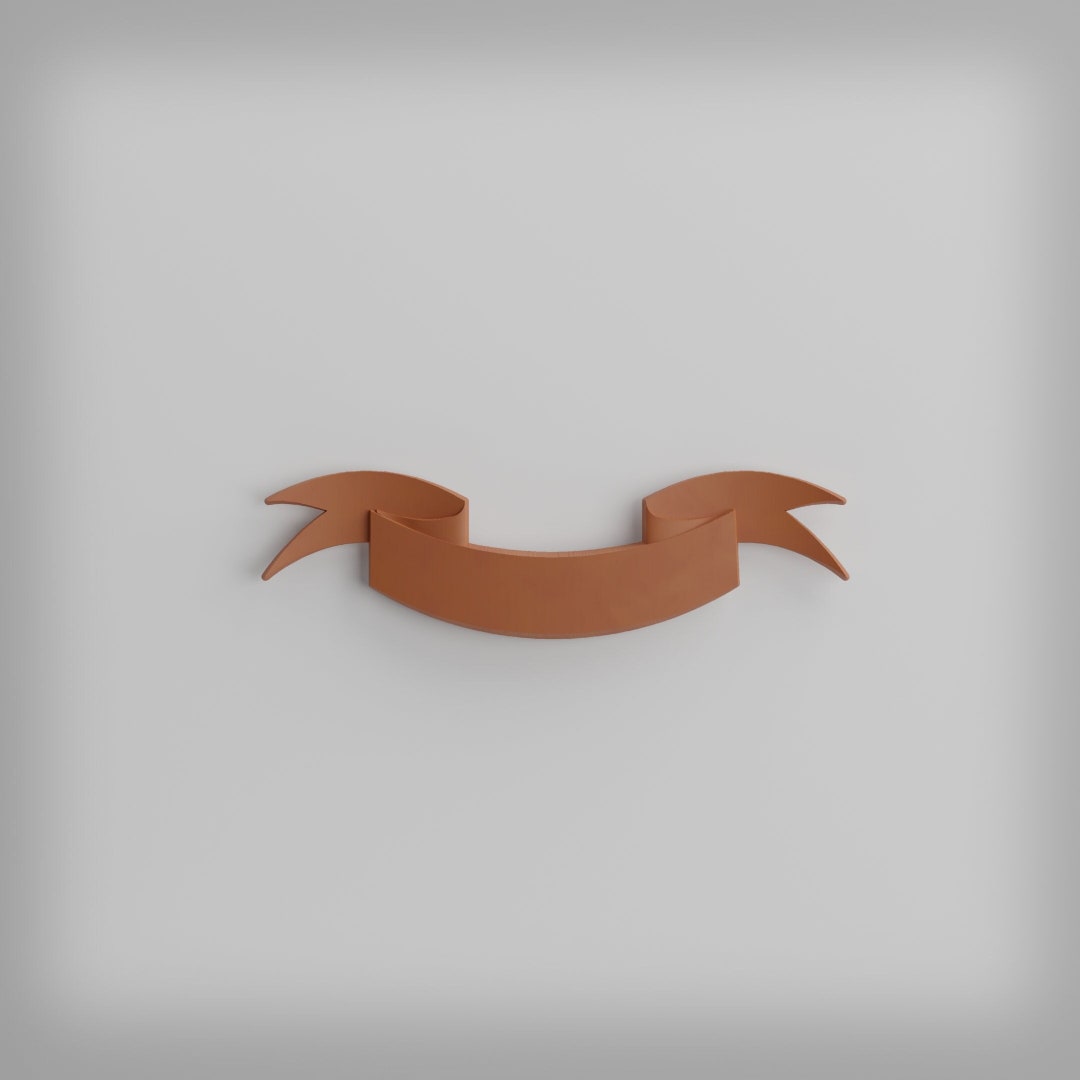 Created With Artcam Carvco. Stylized 3D Banner Relief – STL & OBJ File ...