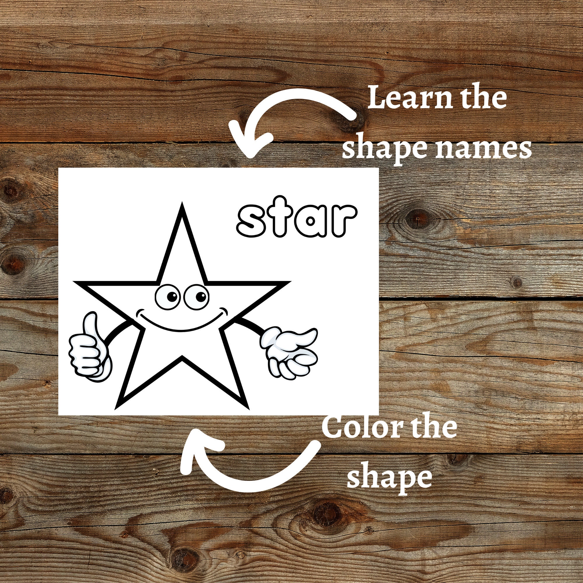 Basic Shapes Coloring Pages, 10 Coloring Sheets to Color and Learn ...