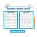 Printable Alphabet & Number Tracing Worksheet | Preschool Learning ...